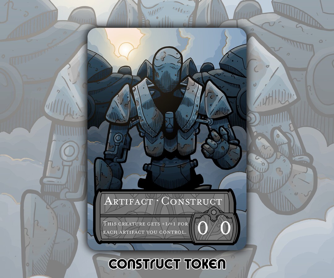 Construct Token - Custom Altered MTG Magic the Gathering Fantasy Board ...