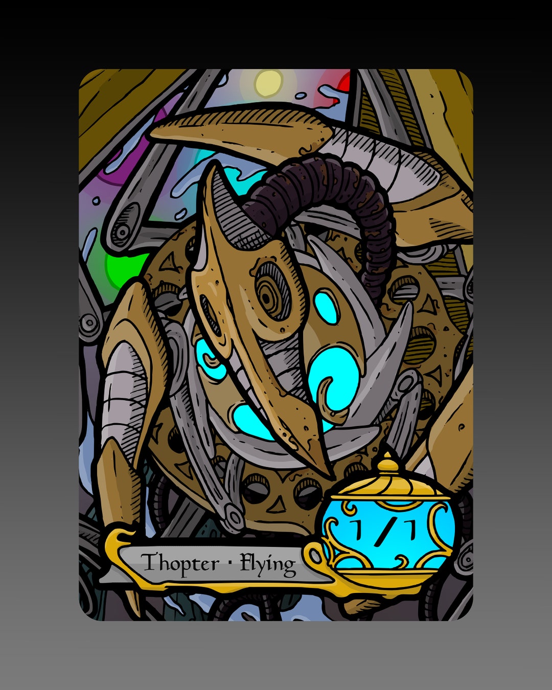 CLEARANCE Thopter Token Custom Altered MTG Magic the Gathering Fantasy ...