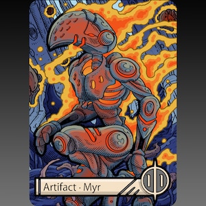 Myr Token - Custom Altered MTG Magic the Gathering Fantasy Board Game ...