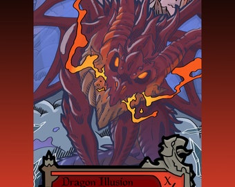 Mtg Horror Token | Etsy