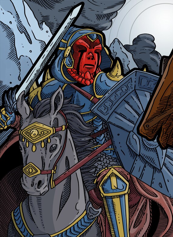 Custom Mtg Knight Token