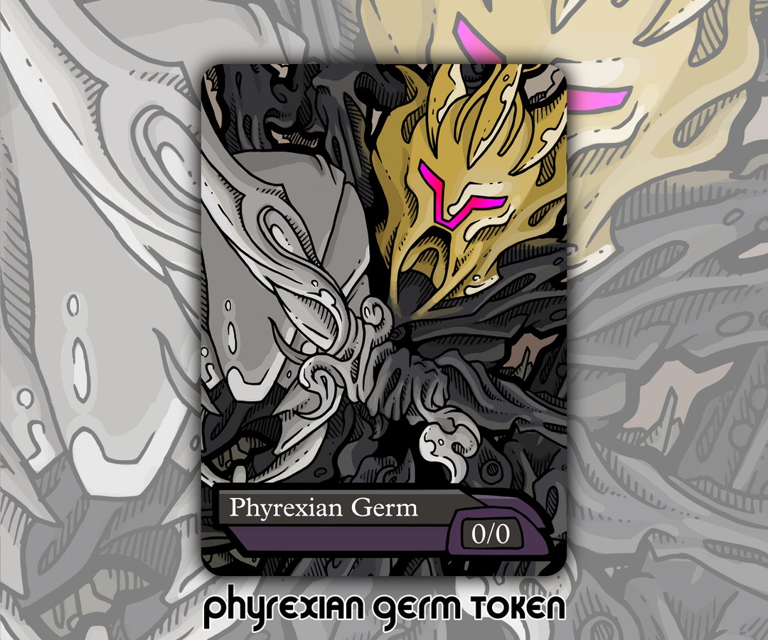 CLEARANCE Phyrexian Germ Token - Custom Altered MTG Magic the Gathering Fantasy Board Game Card ...