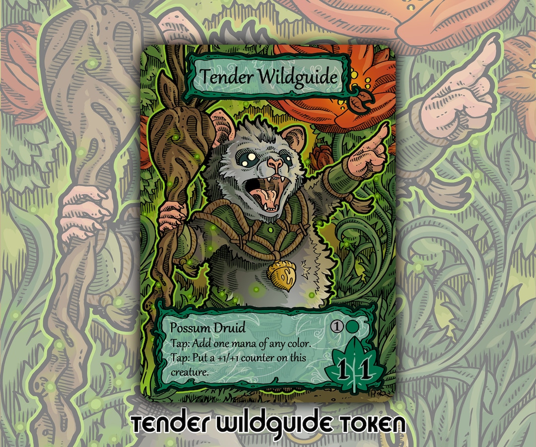 Tender Wildguide Token - Custom MTG Magic the Gathering Fantasy Board ...