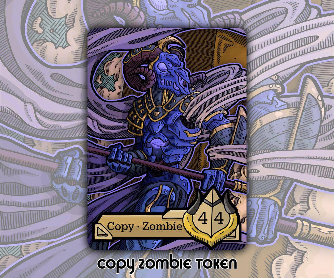 Copy Zombie Token - Custom Altered MTG Magic the Gathering Fantasy ...