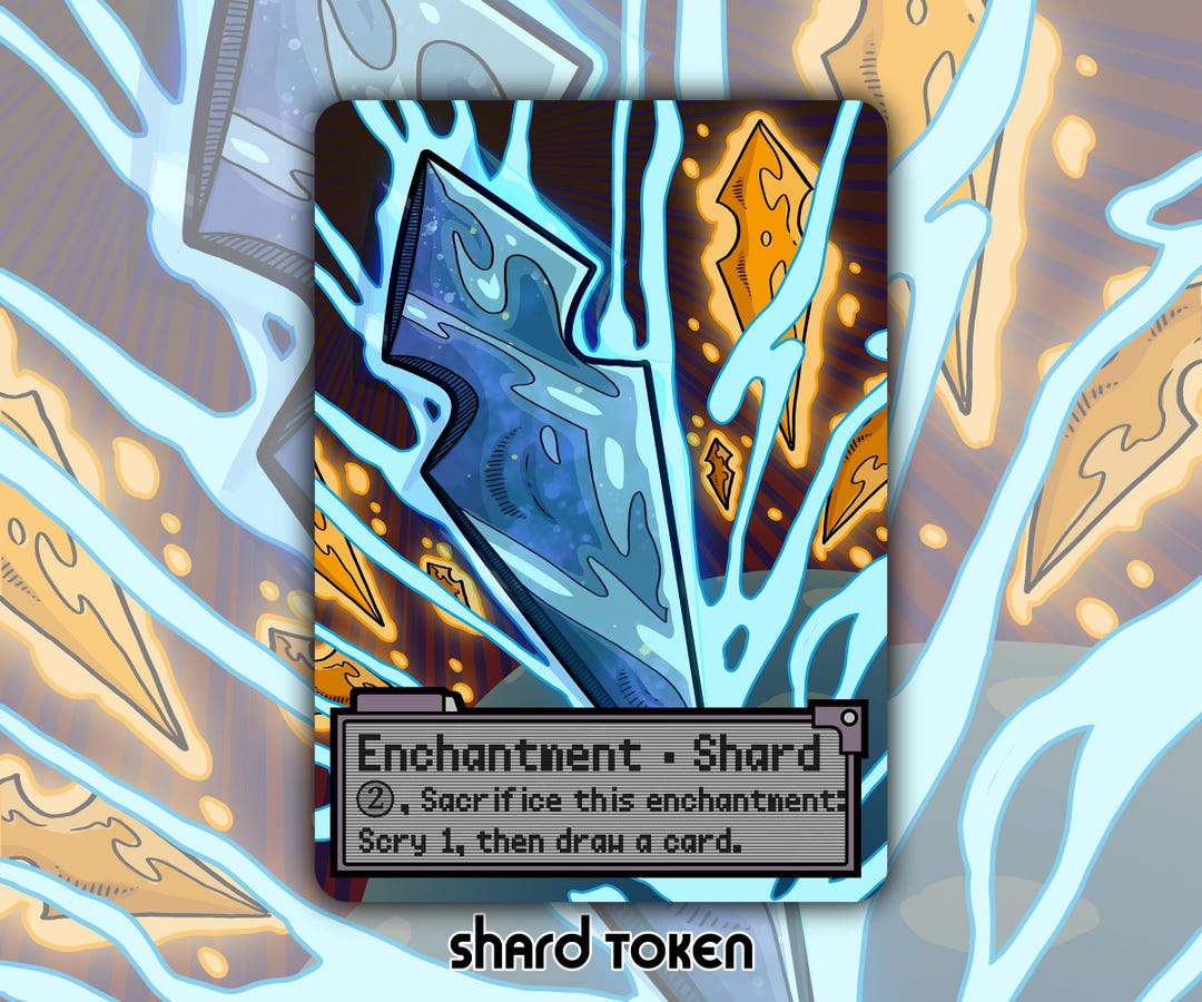 Shard Token - Custom Altered MTG Magic the Gathering Fantasy Board Game ...