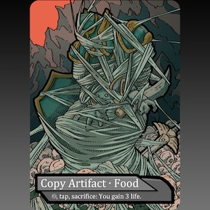Copy Food Token - Custom Altered MTG Magic the Gathering Fantasy Board ...