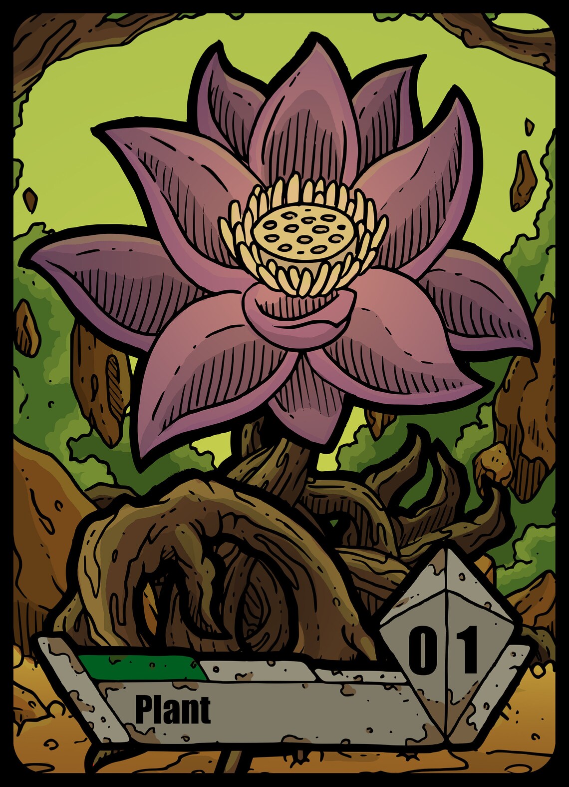 Plant Token Custom Altered MTG Magic the Gathering Fantasy - Etsy