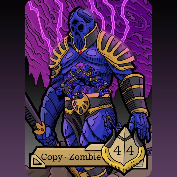Zombie Dnd Cards - Etsy
