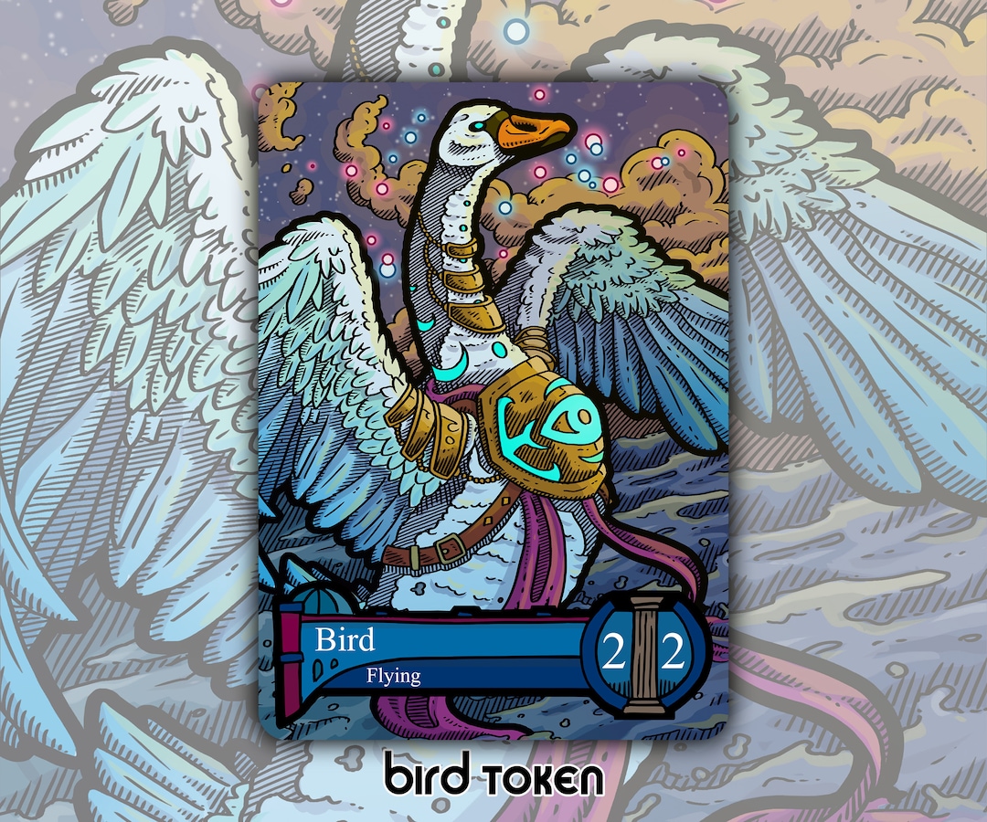 Bird Token - Custom Altered MTG Magic the Gathering Fantasy Board Game ...