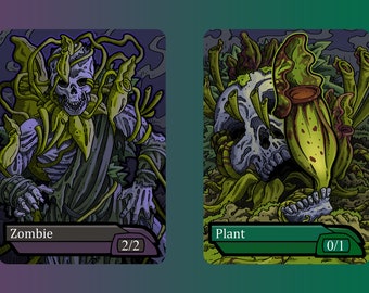 3 Role Token Set - Custom MTG Magic Gathering Fantasy Board Game Card ...