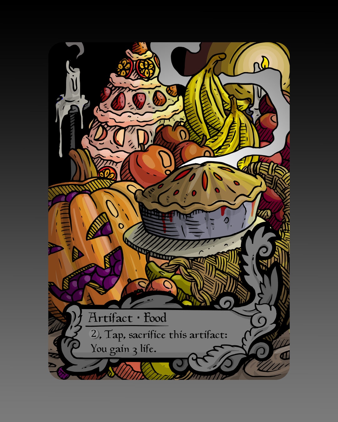 Food Token Custom Altered MTG Magic the Gathering Fantasy - Etsy