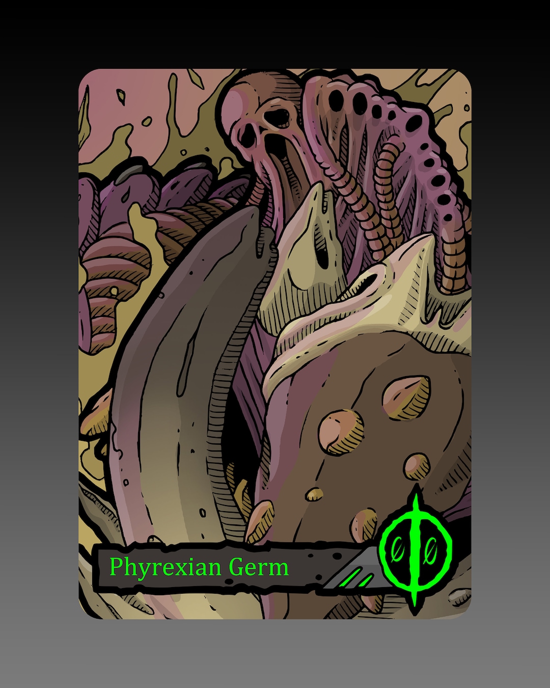 Phyrexian Germ Token Custom Altered MTG Magic the Gathering - Etsy España