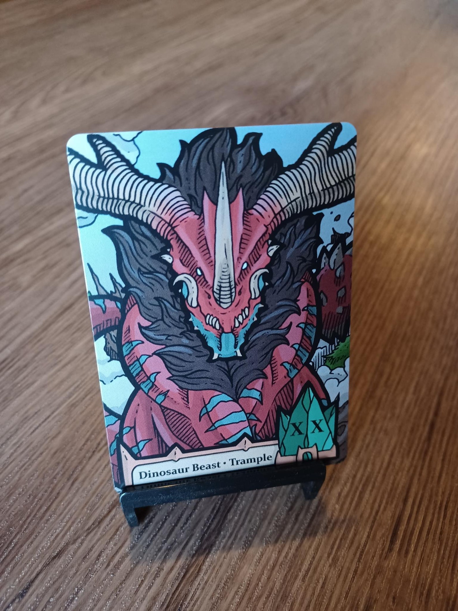 Dinosaur Beast Token Custom Altered MTG Magic the Gathering Fantasy ...