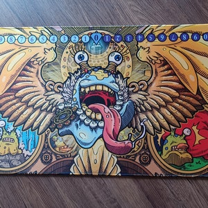 Platinumnumemon Playmat - 14x24 Digimon Card Game DCG Stitched Edges ...