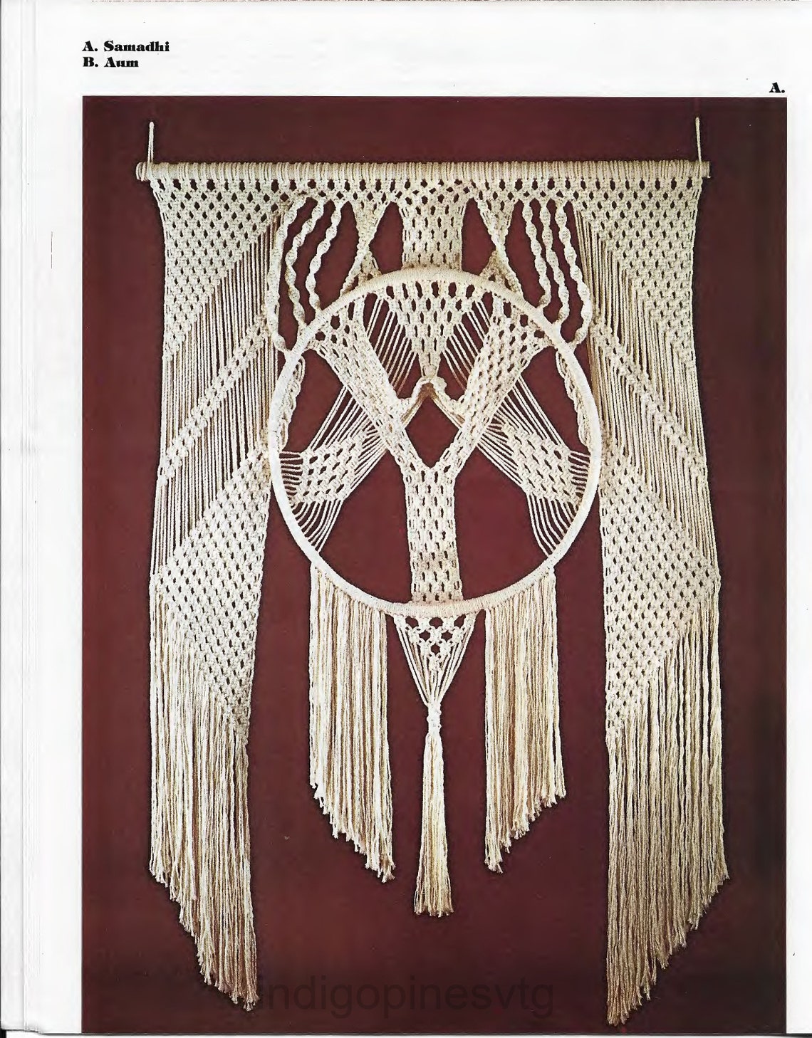 14 Vintage Macrame Patterns 70's Macrame Pattern Macrame - Etsy