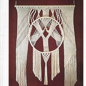 14 Vintage Macrame Patterns - 70's Macrame Pattern Macrame Planter Macrame Wall Hanging How to ...