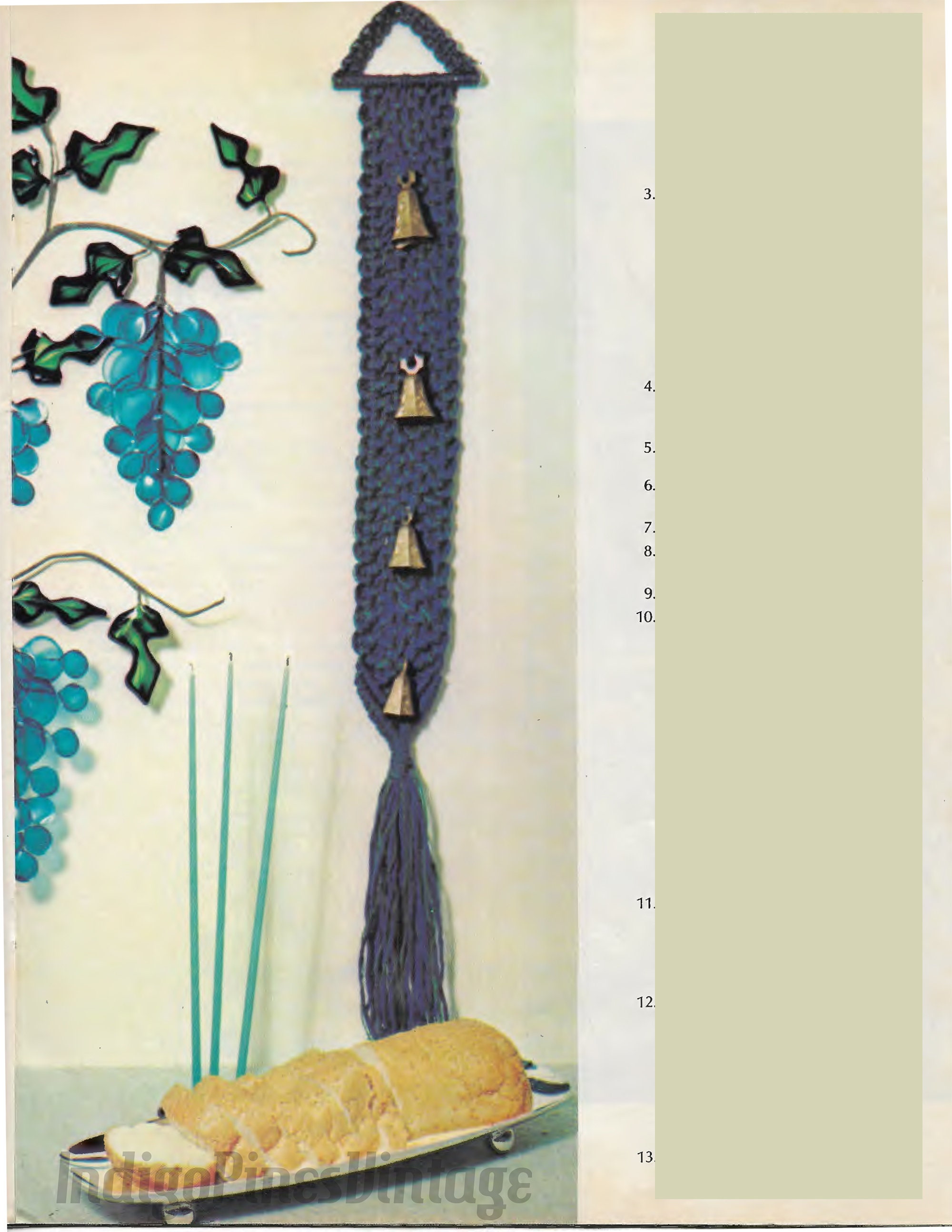 13 Vintage Macrame Patterns 70's Crochet Pattern DIY Macrame Plant ...