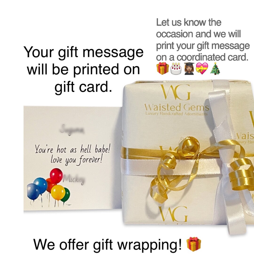 Gift Wrapping | Upgraded Gift Card Message Insert READ BEFORE ...