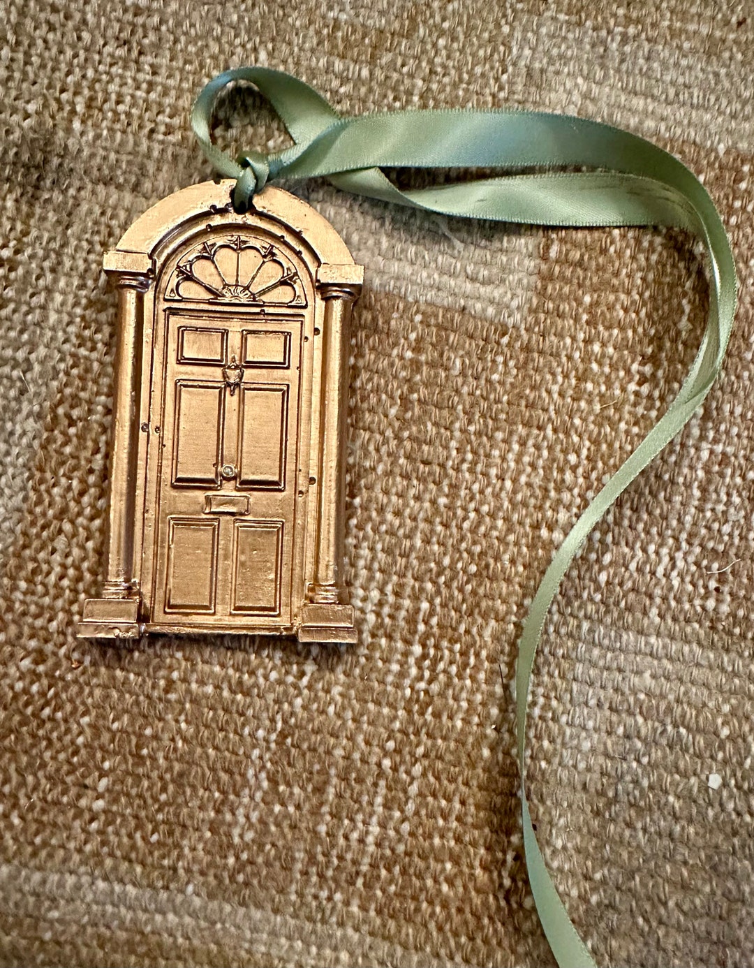 Hand Painted Gold Leaf Front Door Entrance of House Christmas - Etsy