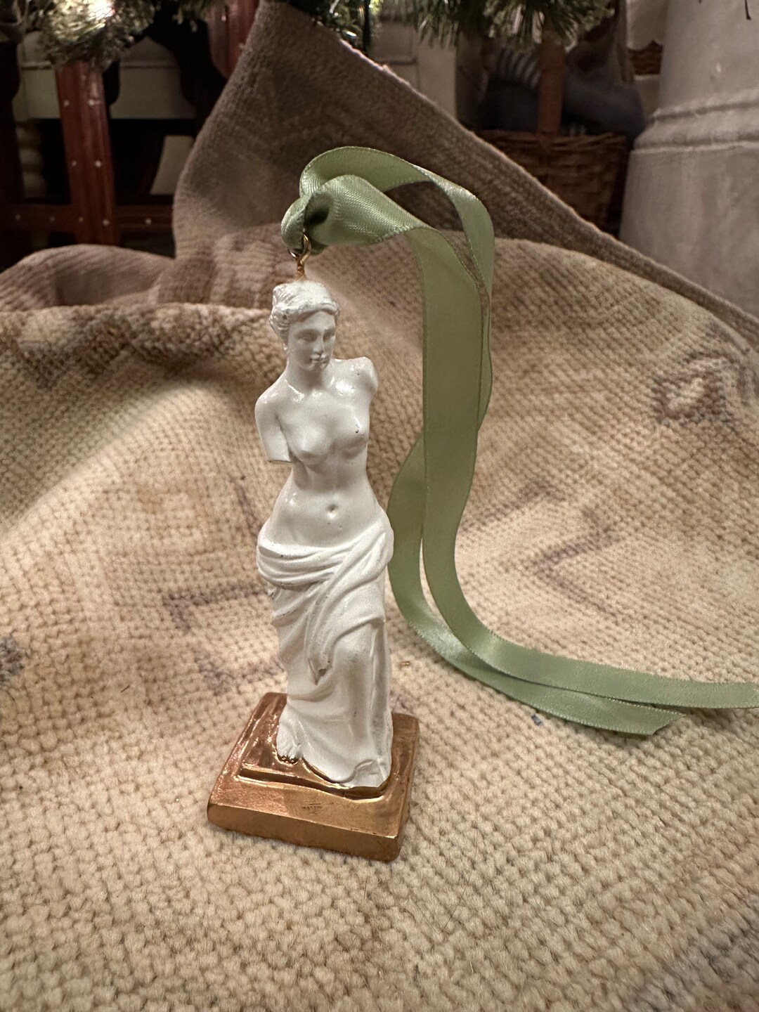 Hand Painted Gold Leaf Aphrodite Venus De Milo Greek Roman Classical ...