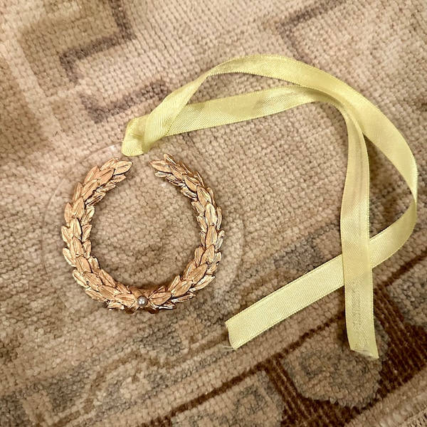 Gold Laurel Wreath - Etsy