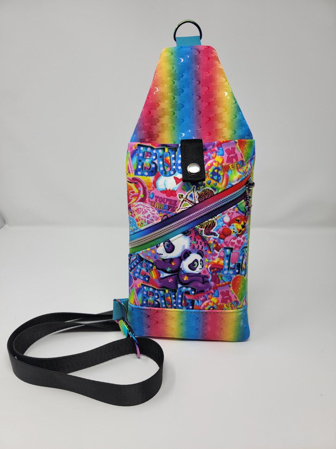 Handmade Rainbow Character Crossbody "love Bug" Travel Sling Pouch ...