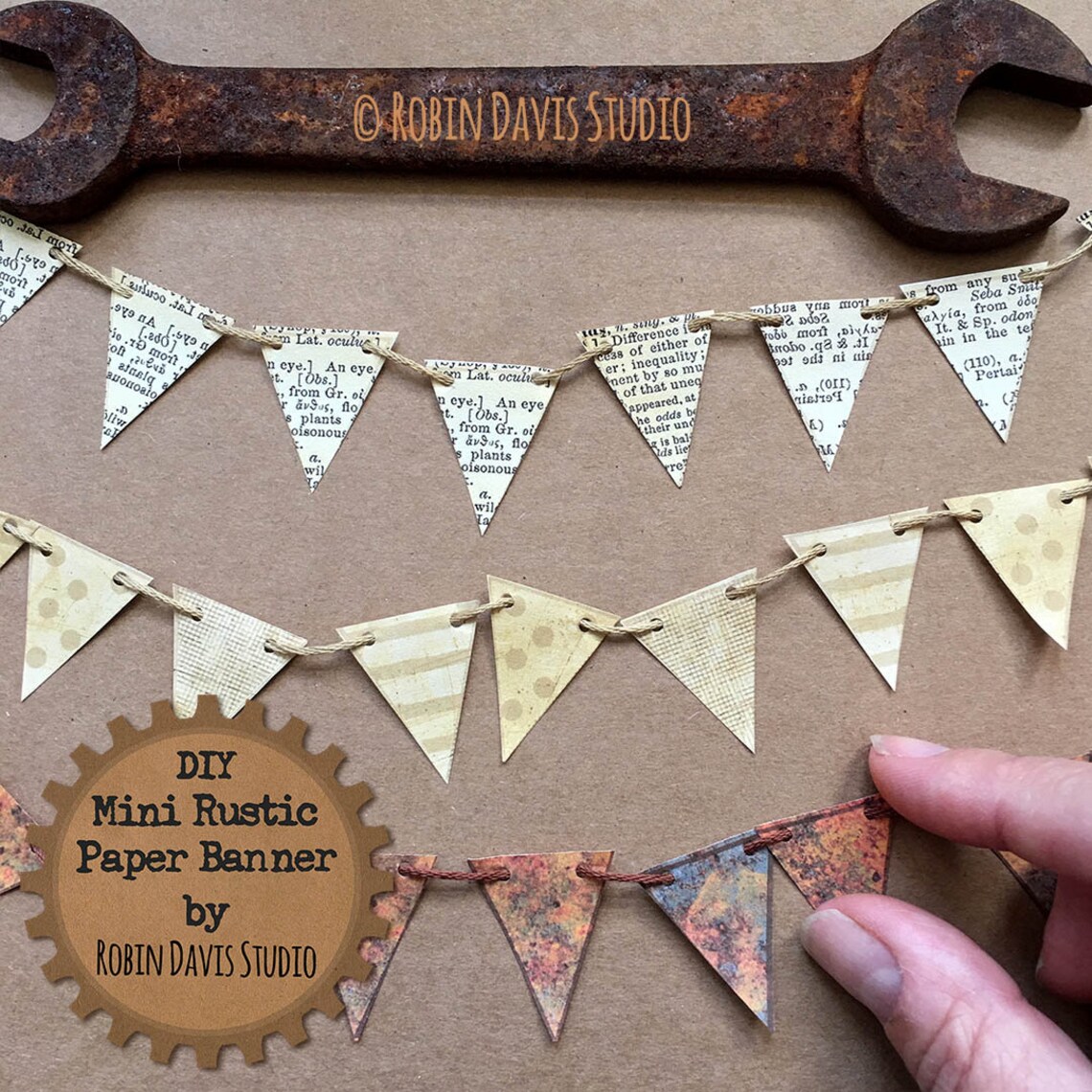 Retro Mini Banner Book Nook Decor Miniature Banner Download - Etsy