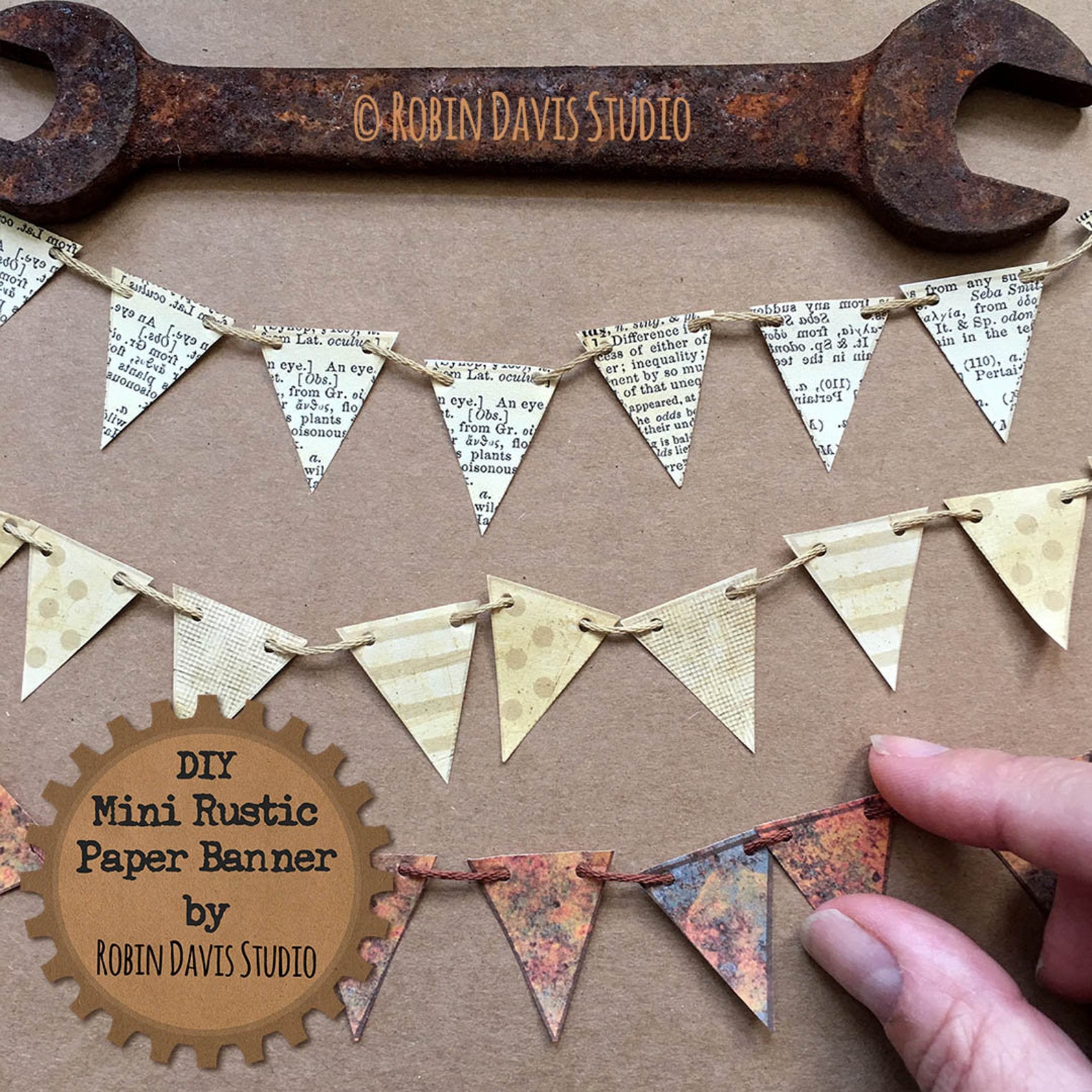 Retro Mini Banner Book Nook Decor Miniature Banner Download - Etsy