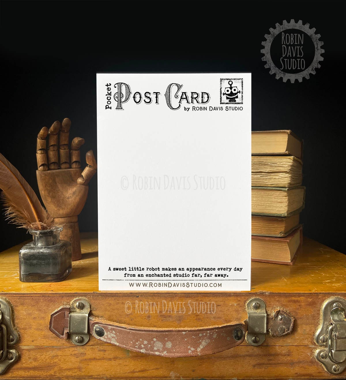 Pocket and Baby Bot Card Cute Robot Card Whimsical Cards - Etsy