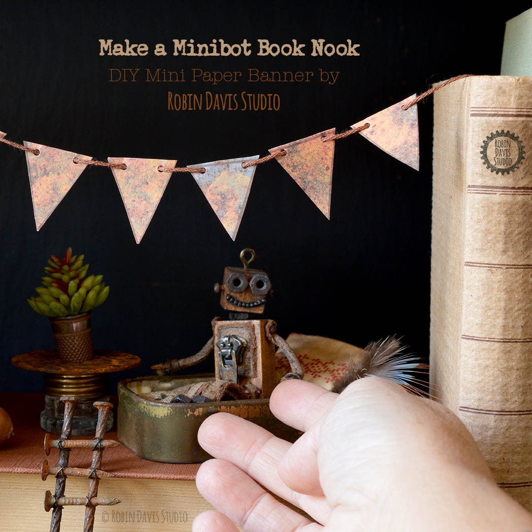 Mini Banners, Miniature Banner, Book Nook Decor DIY, Doll House Banner ...