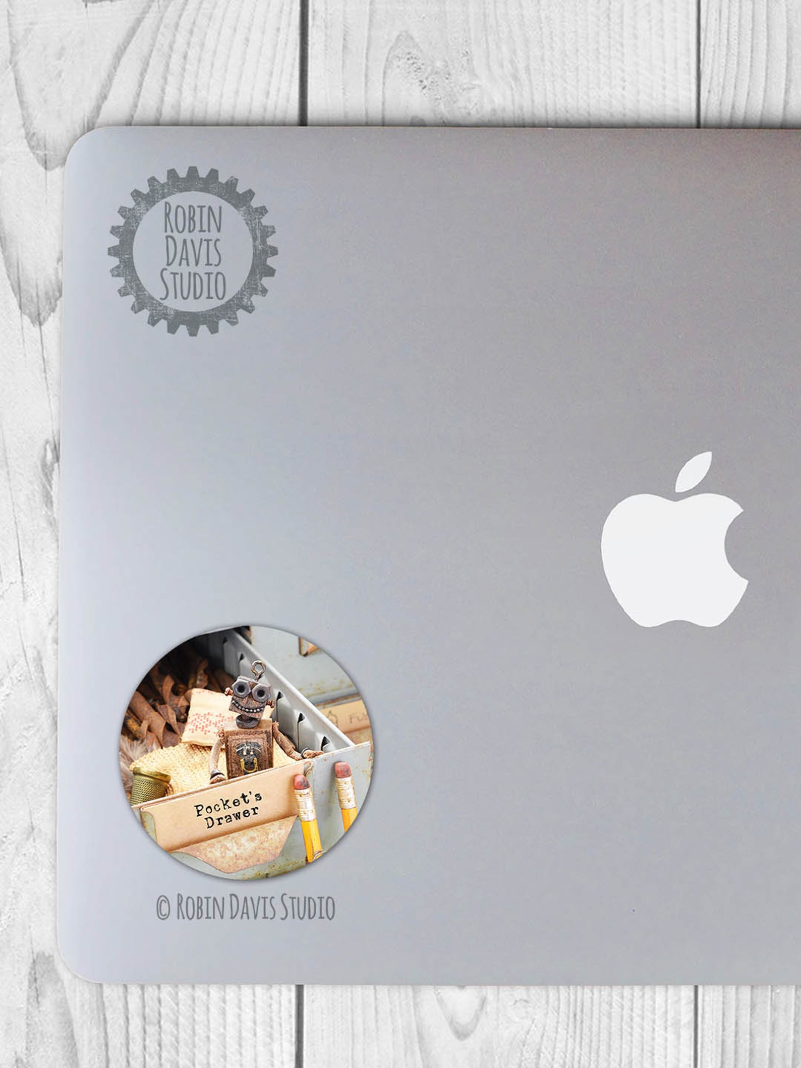 Robot Notebook Sticker Robot Scrapbook Sticker Robot Laptop - Etsy