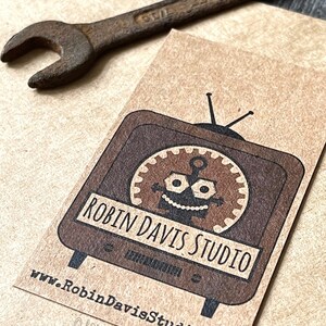 Robot Notebook Sticker, Robot Scrapbook Sticker, Robot Laptop Decal ...