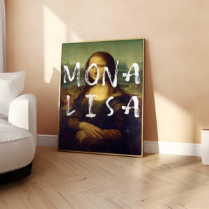 Mona Lisa Altered Printable Art - Eclectic Altered Vintage Poster ...