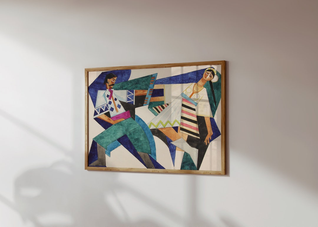 Ukraine Dance Vintage Abstract Art Digital Download Retro Ukrainian ...