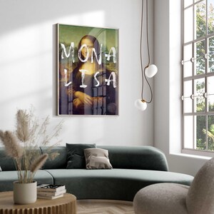 Mona Lisa Altered Printable Art - Eclectic Altered Vintage Poster ...