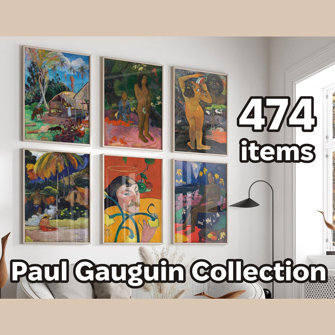 Paul Gauguin Set of 474 Printable Wall Art - Paul Gauguin Gallery Art ...