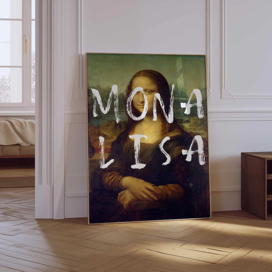 Mona Lisa Altered Printable Art - Eclectic Altered Vintage Poster ...