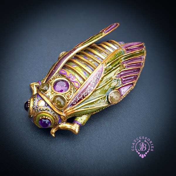 Cicada Brooch - Etsy