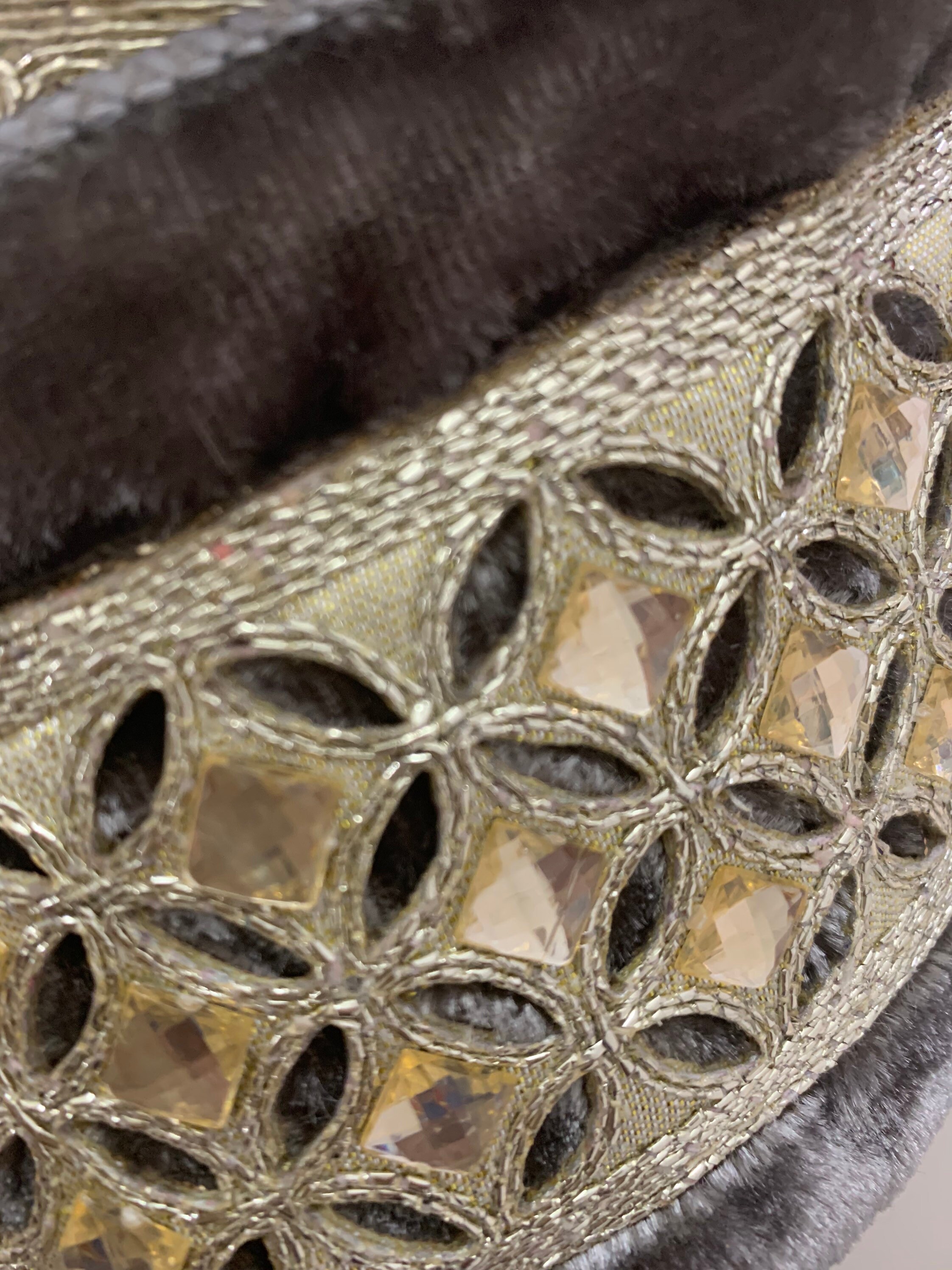 Luxury High Quality Ribbon, Designer Ribbon, Holiday, Grey Velvet ...