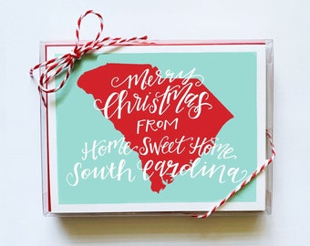 Christmas Cards South Carolina - Etsy