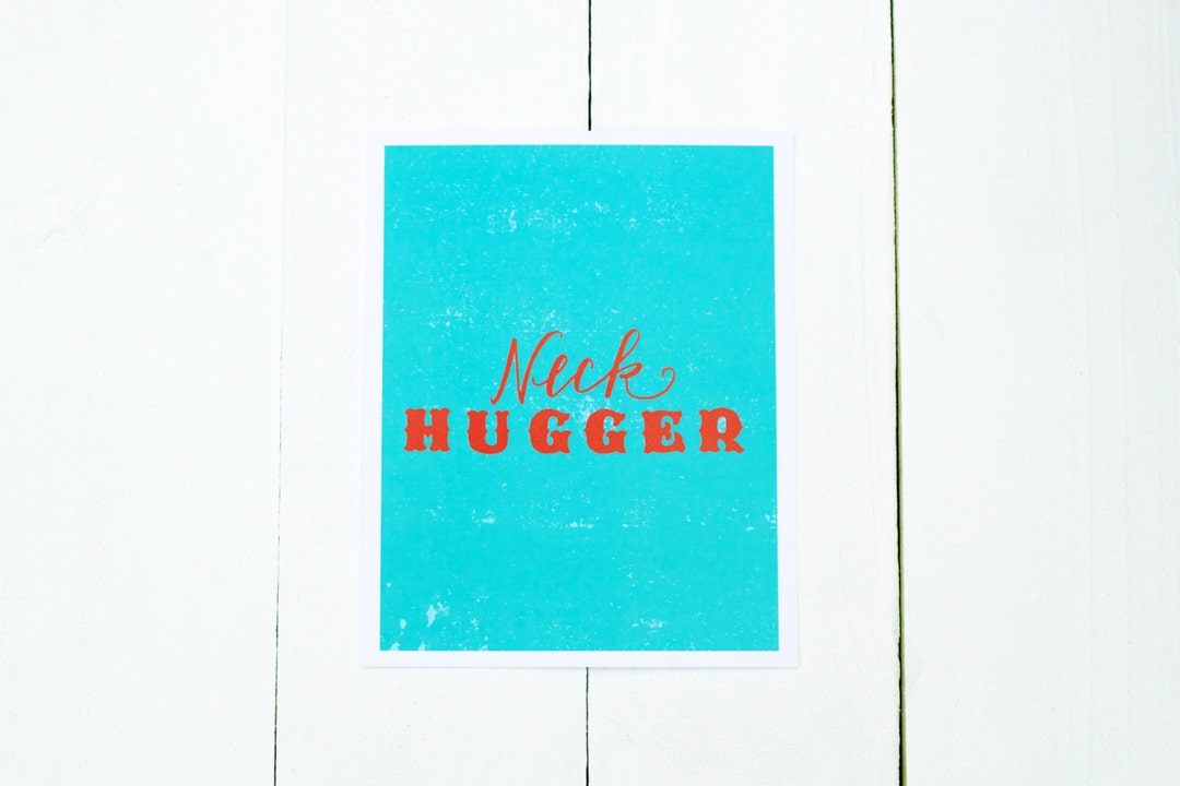Neck Hugger, 8x10 Print - Etsy
