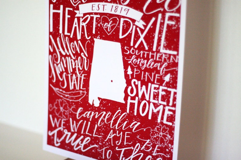 Alabama Print, 8x10 Print, Southern Sayings - Etsy