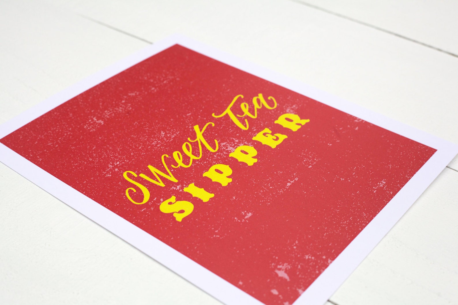 Sweet Tea Sipper 8x10 Print - Etsy