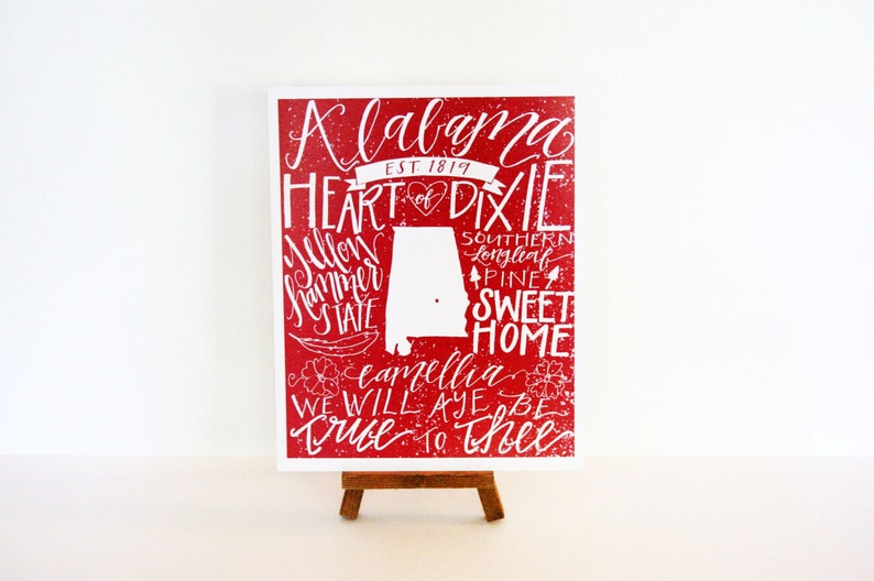 Alabama Print, 8x10 Print, Southern Sayings - Etsy