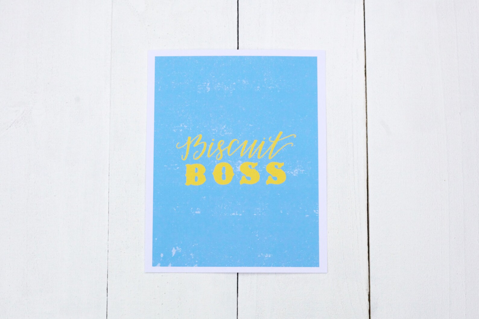 Biscuit Boss, 8x10 Print - Etsy