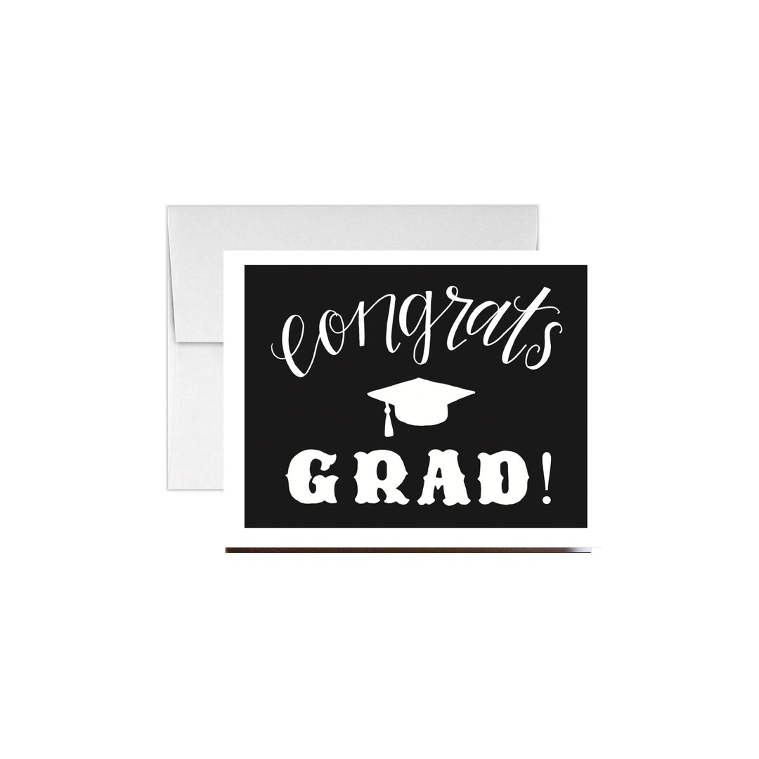 Congrats Grad! Graduation Card - Etsy