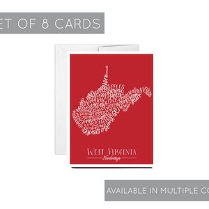 West Virginia Foodways Cards, Set of 8 - Etsy