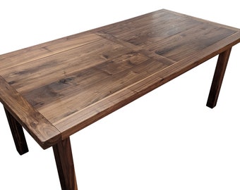 Walnut Dining Table - Etsy