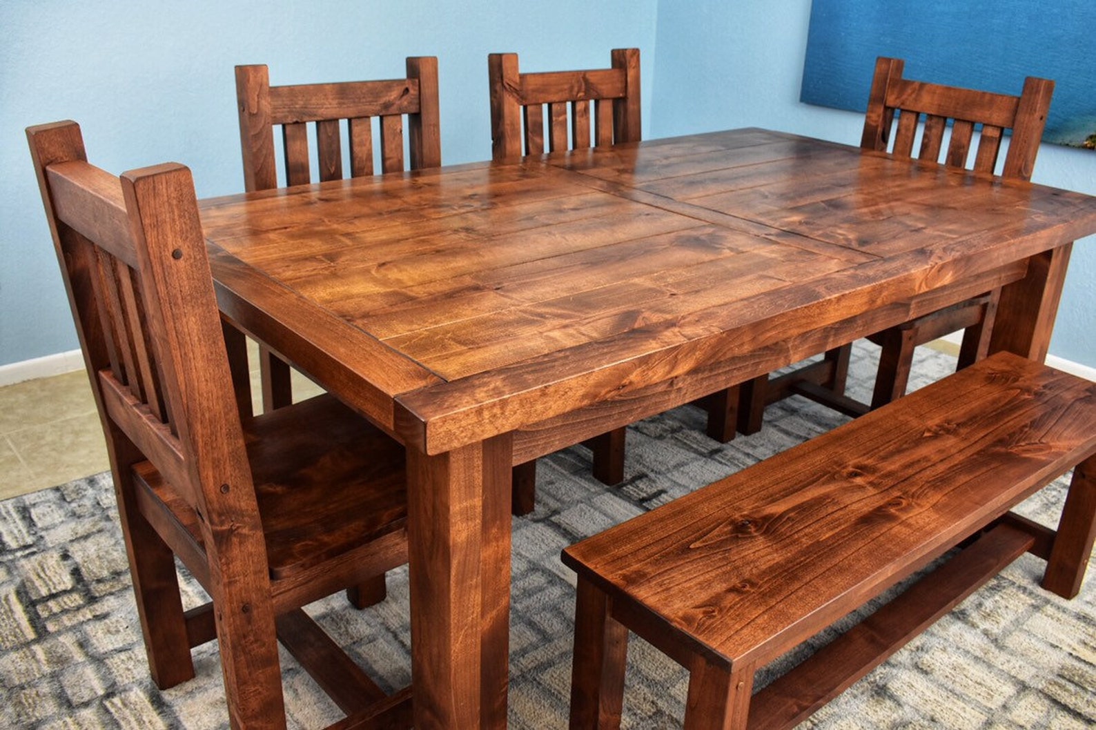 Wood Bench for Dining Table | Dining Table Bench | Solid Wood Bench ...