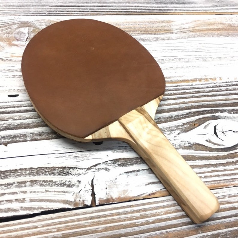 Custom Ping Pong Paddle With Leather Padding Made With Wormy | Etsy Custom Ping Pong Paddle With Leather Padding Made With Wormy | Etsy